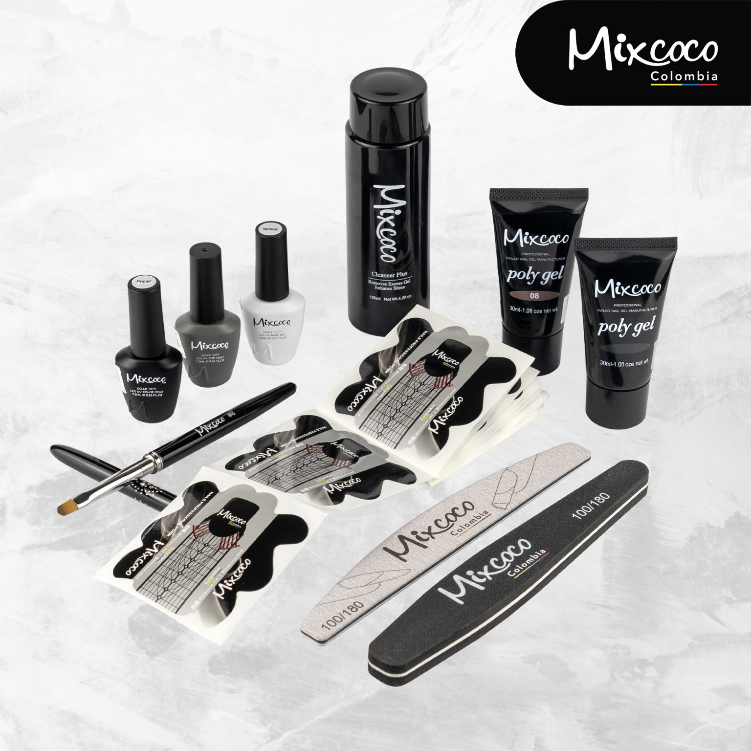 Polygel Mixcoco 30ml Para Uñas - Mixcoco Colombia